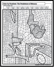 Famous Paintings Coloring